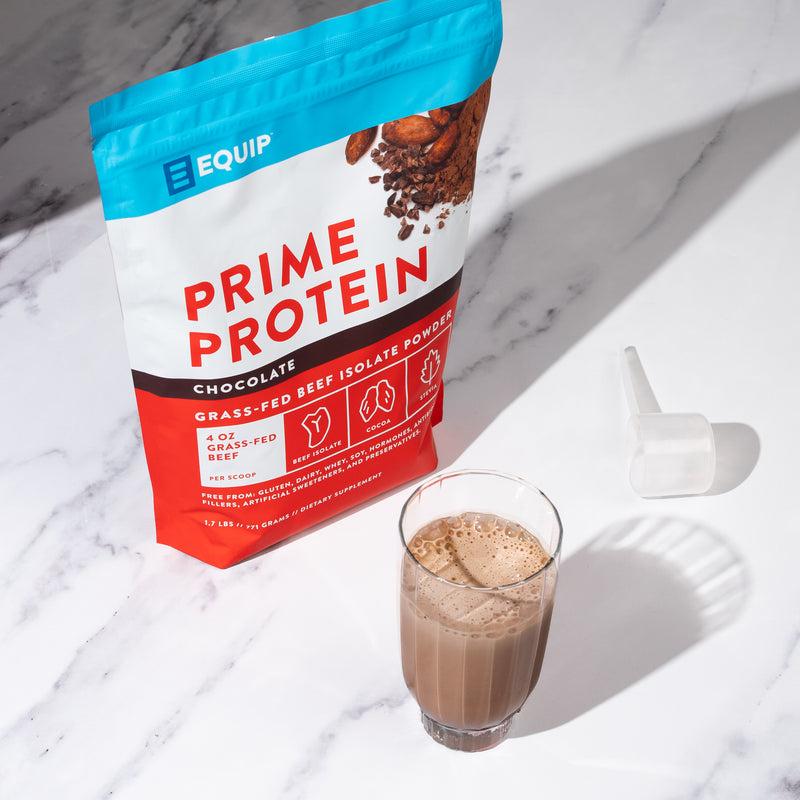 Prime Protein Grass-Fed Beef Protein Powder – Equip