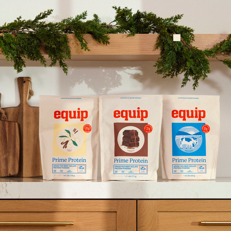 Prime Protein Grass-Fed Beef Protein Powder – Equip